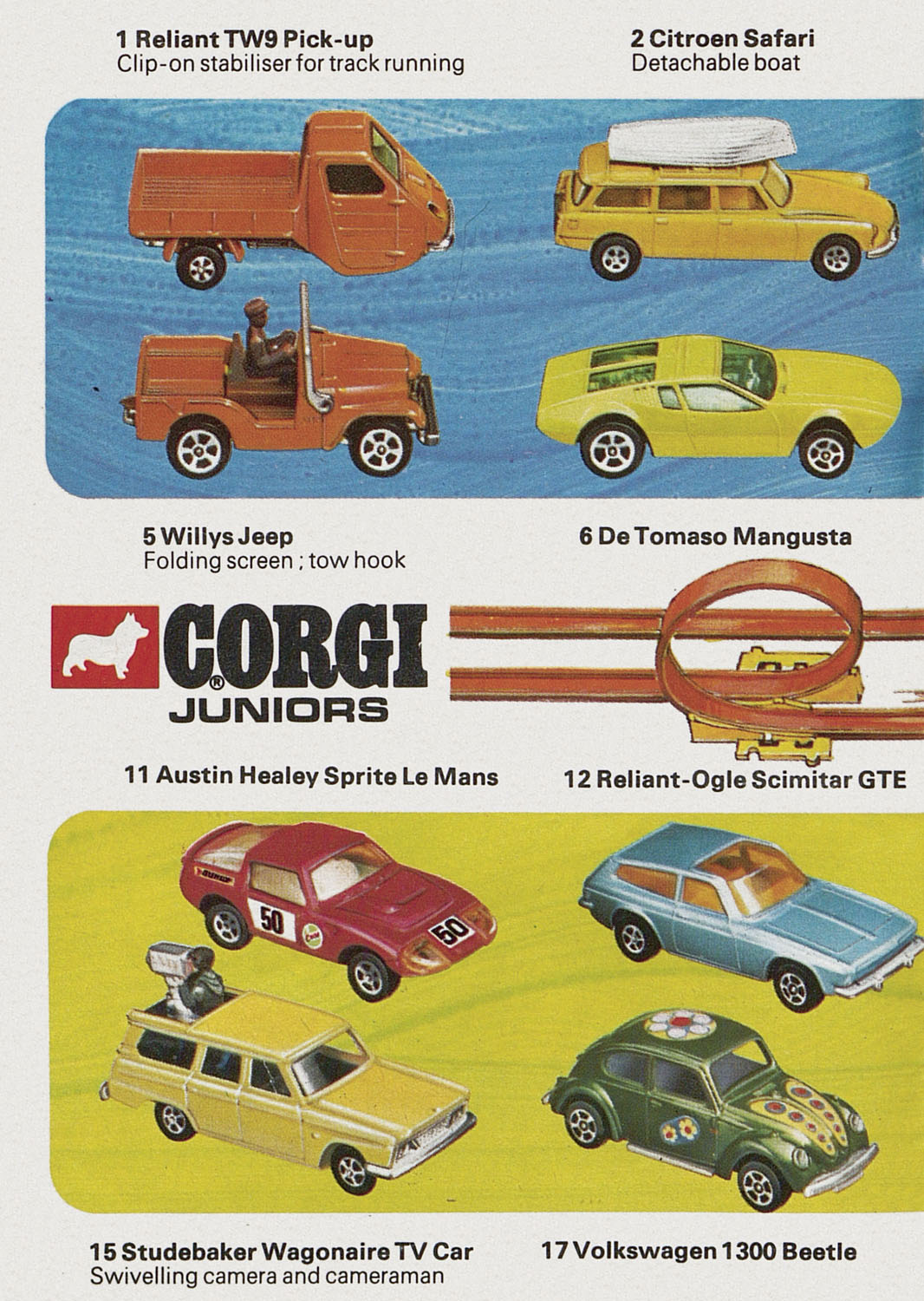 conrad-antiquario Katalogarchiv Corgi Juniors with Whizzwheels 1970