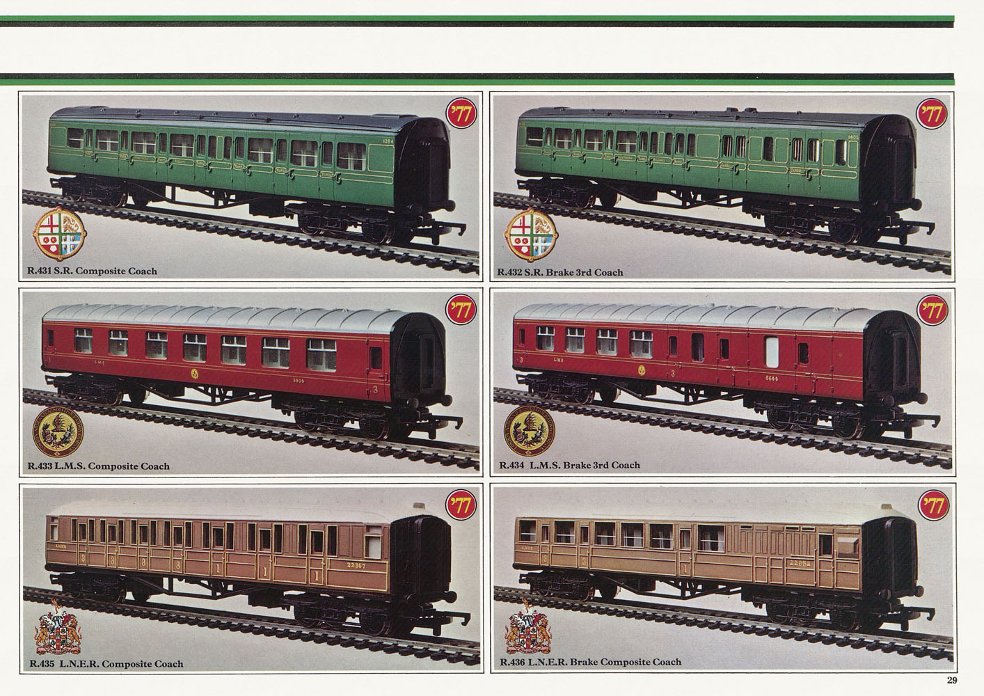 conrad-antiquario Katalogarchiv Hornby 00 Scale Model catalogue 1977