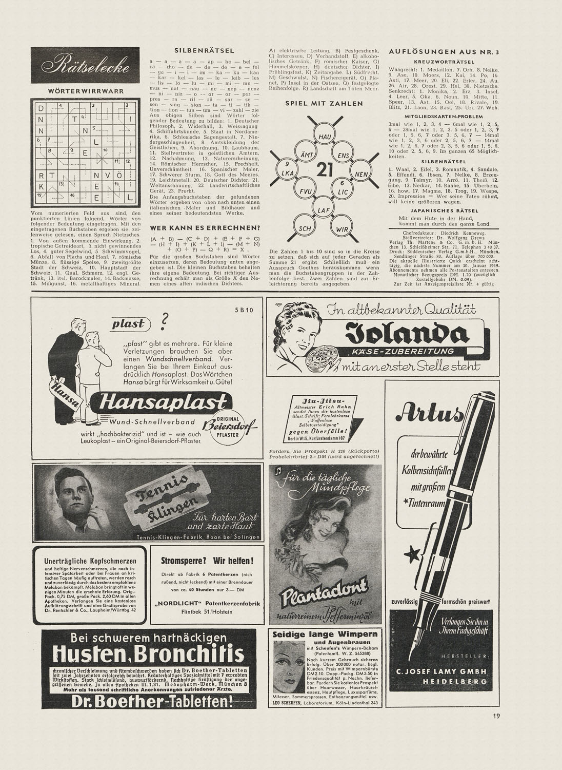 conrad-antiquario Quick Ausgabe Nr. 4 Januar 1949