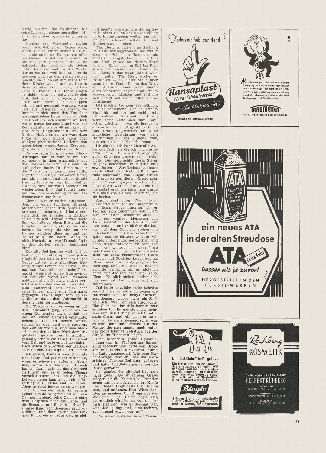 conrad-antiquario Quick Ausgabe Nr. 7 Juli 1948