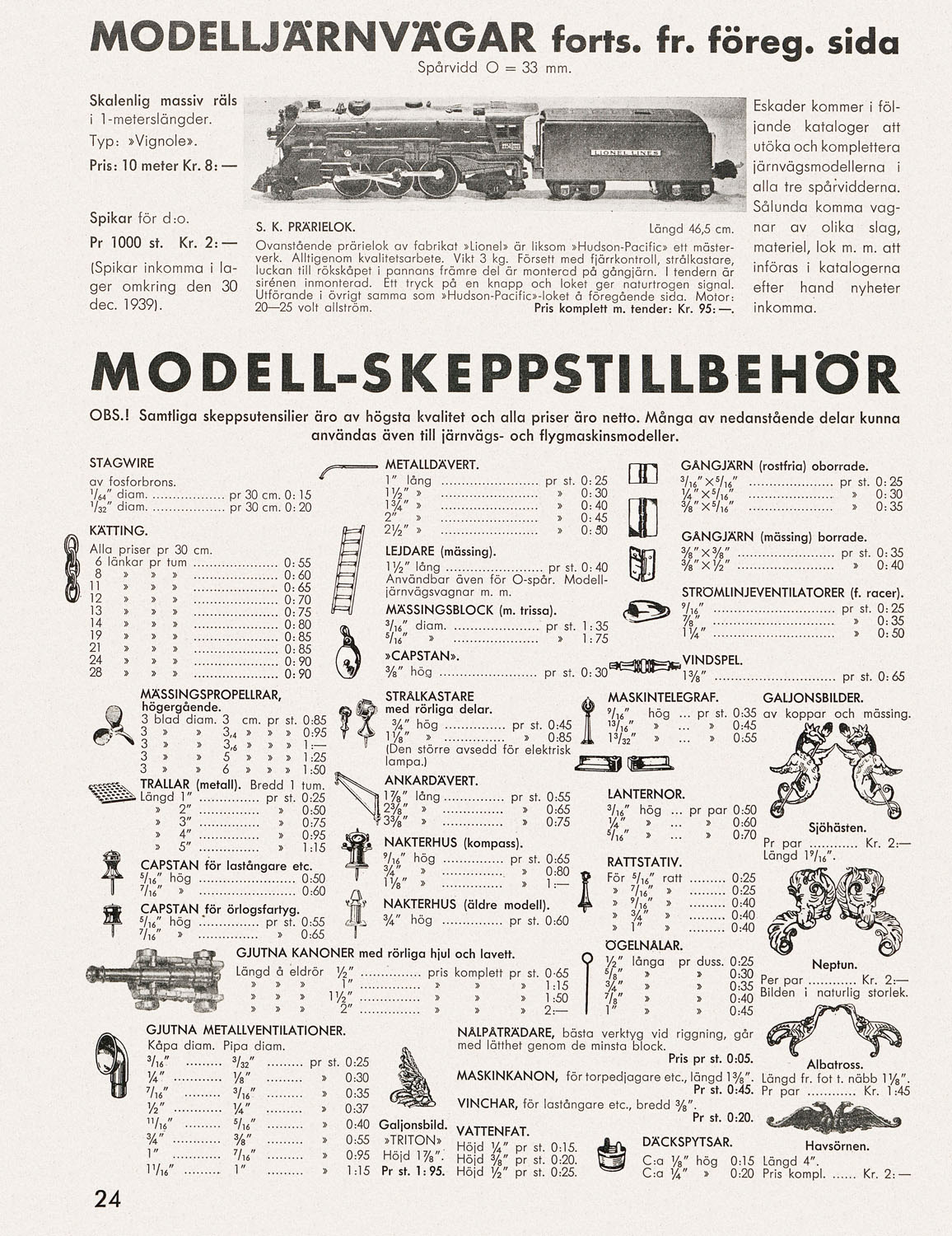 conrad-antiquario eskader Modell-Katalog 1940