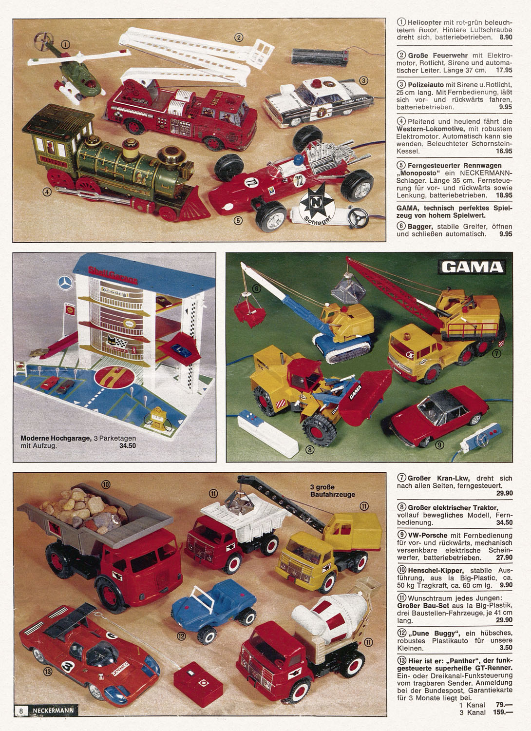 conrad-antiquario Neckermann Spielzeug-Katalog 1971