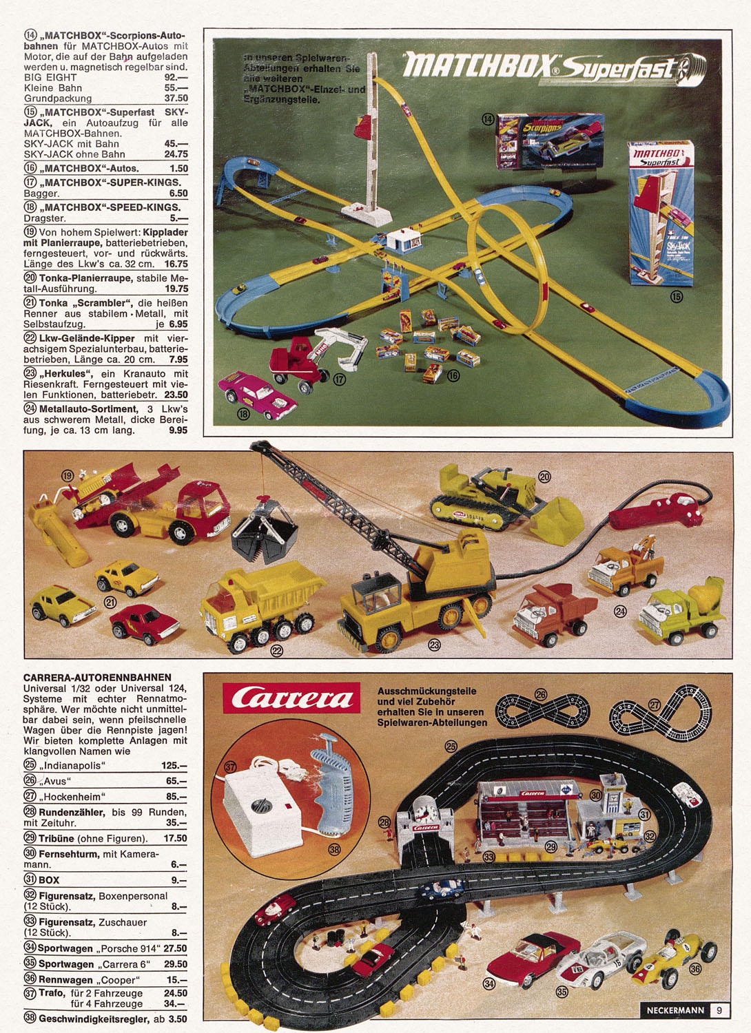 conrad-antiquario Neckermann Spielzeug-Katalog 1971
